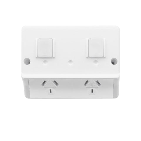 Smart Double GPO Power Point Outdoor by Lighting Superstore
